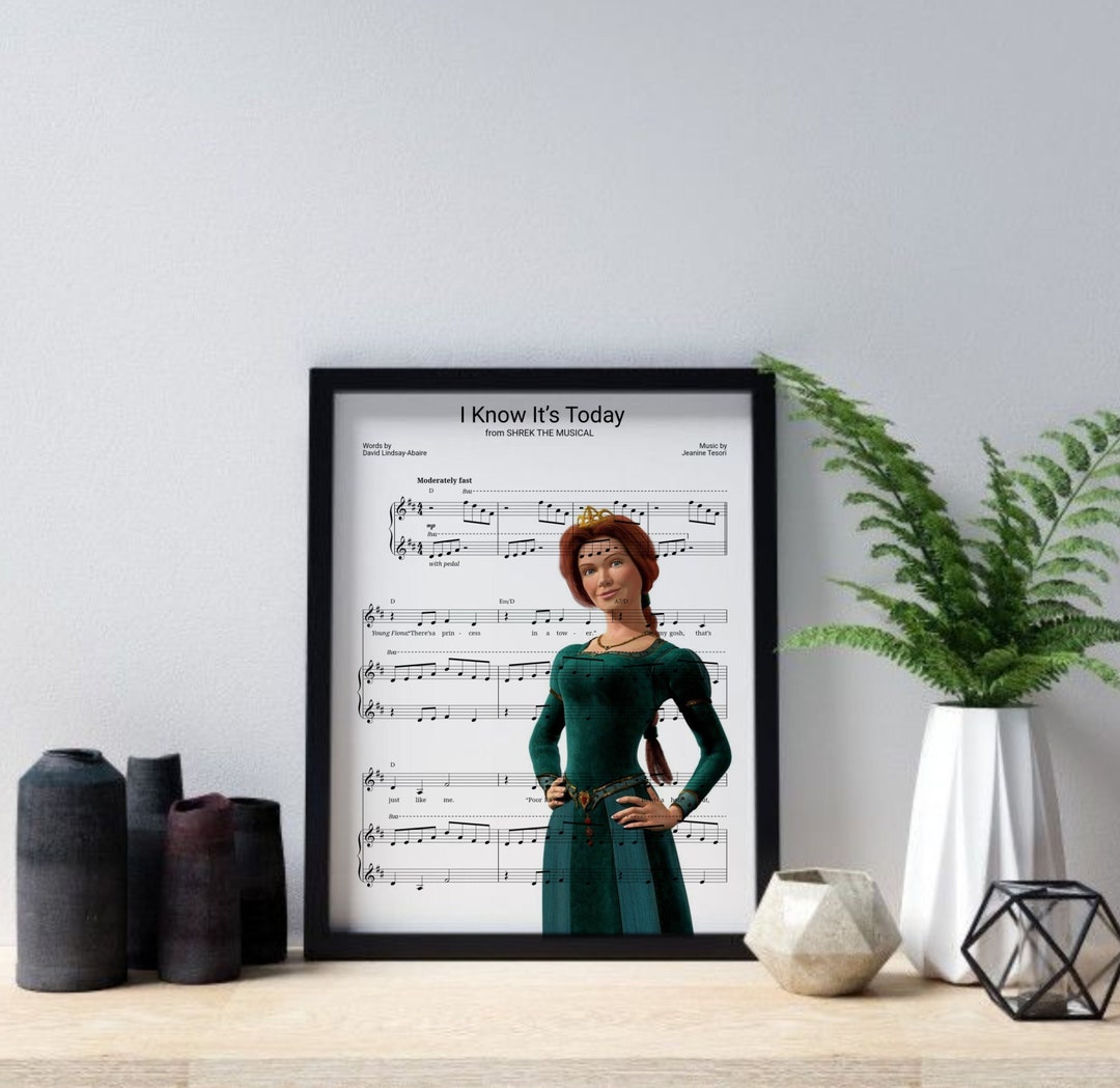 The Shrek, Movie Sheet Music, Cartoon Sheet Music, A Collection of ...