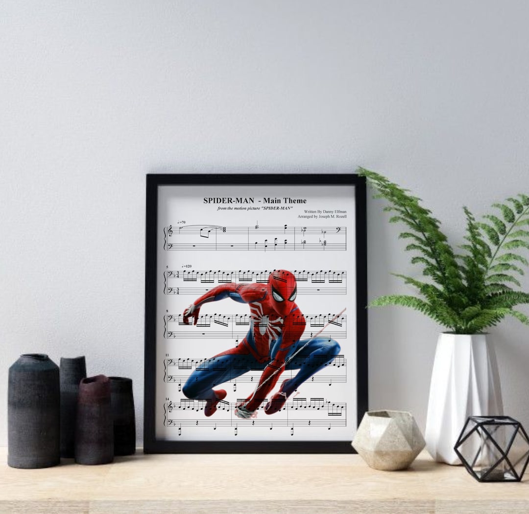 Spider-man Music, Movie Sheet Music, Cartoon Sheet Music, A Collection ...