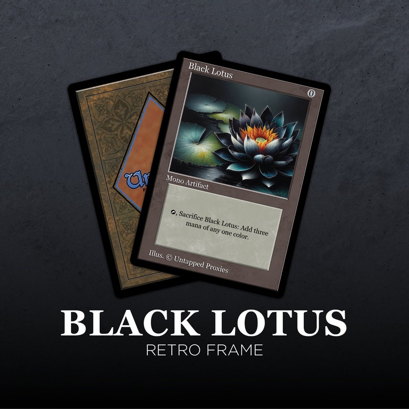 Black Lotus - Etsy