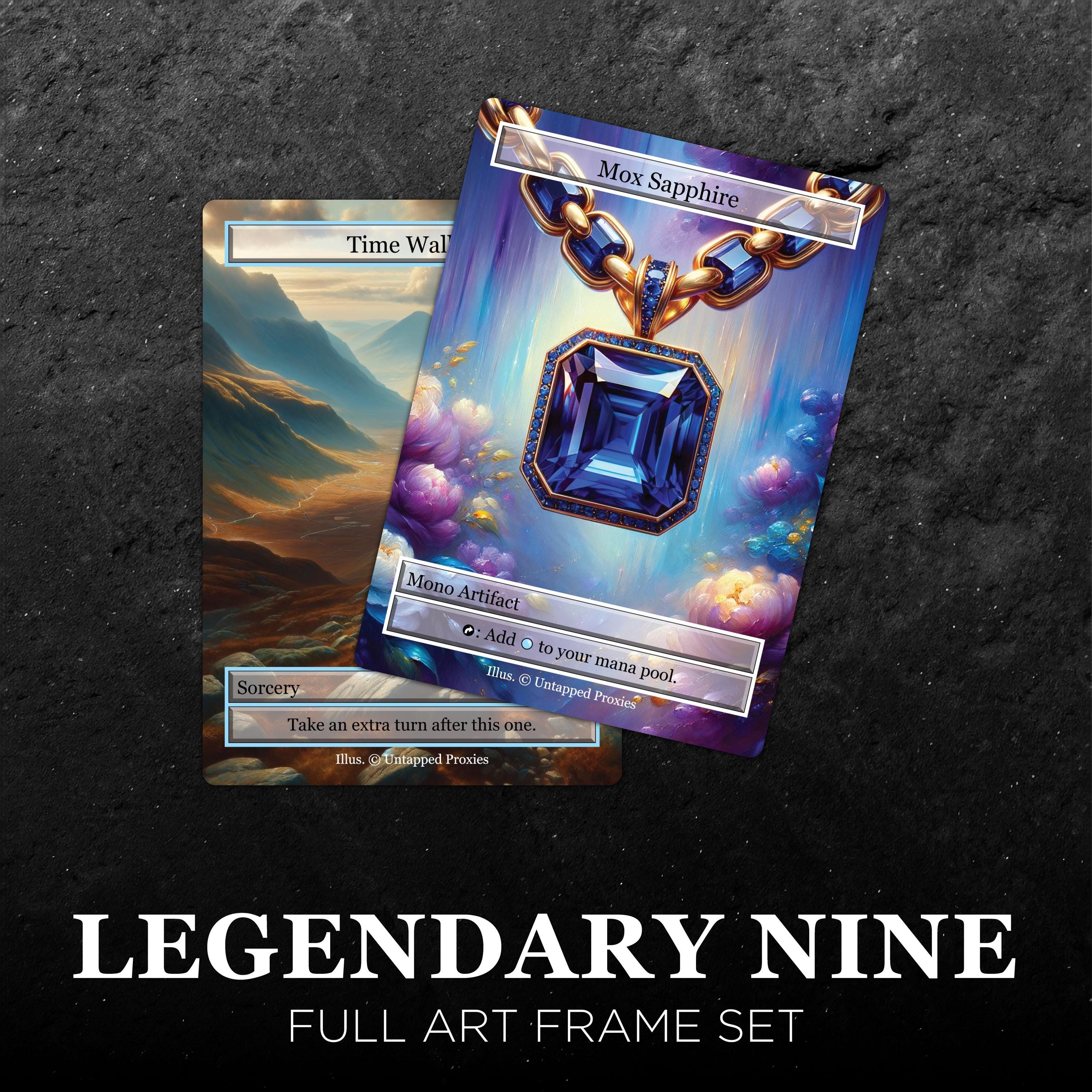 Full Art Frame Legendary Nine - Complete Set, Custom Cards, Proxy ...