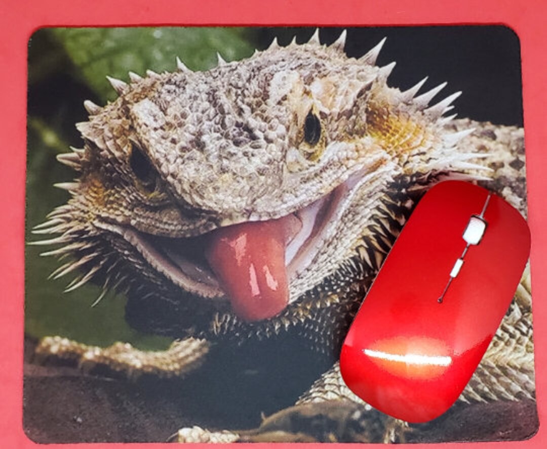 Bearded Dragon Sublimated Computer Mouse Pad - Etsy