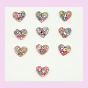 Mini Heart Shaped Fridge Magnets, Heart Magnetic Decorations, Love ...
