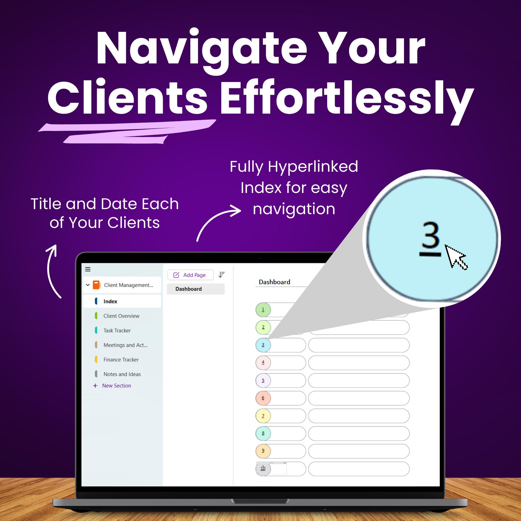 Onenote Client Management Templates Bundle | Client Management ...