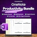 Onenote Productivity Templates Bundle | Onenote Planner | Onenote ...