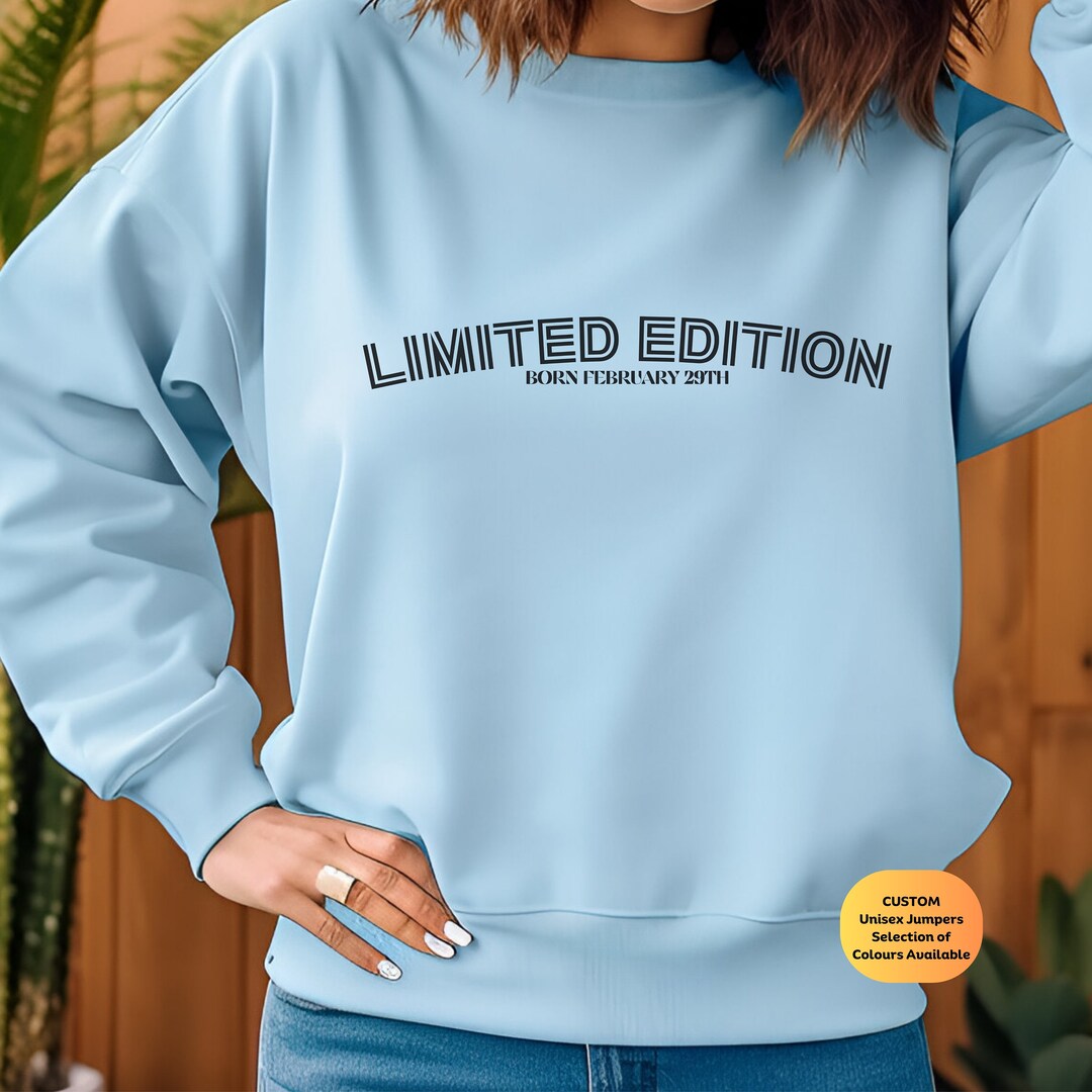 Leap Year Birthday Sweatshirt Leap Year Sweater Leap Yr Gift Leap Day ...