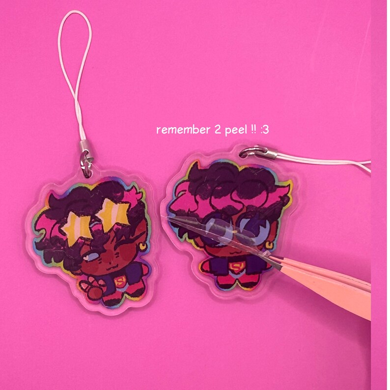 Gummy Kon keychain Sticker - Etsy