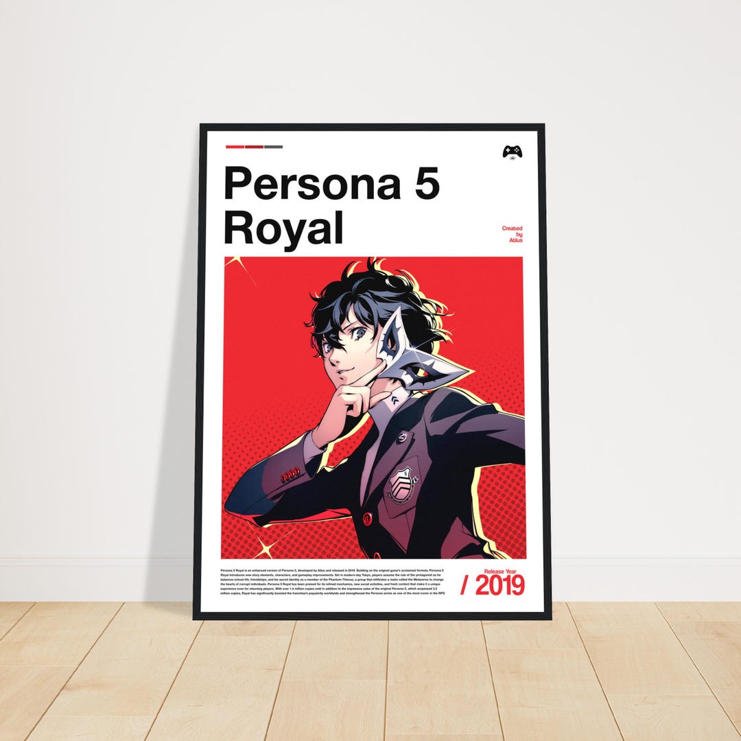 Persona 5 Royal Poster, Persona 5 Royal Print, Gaming Room Poster ...