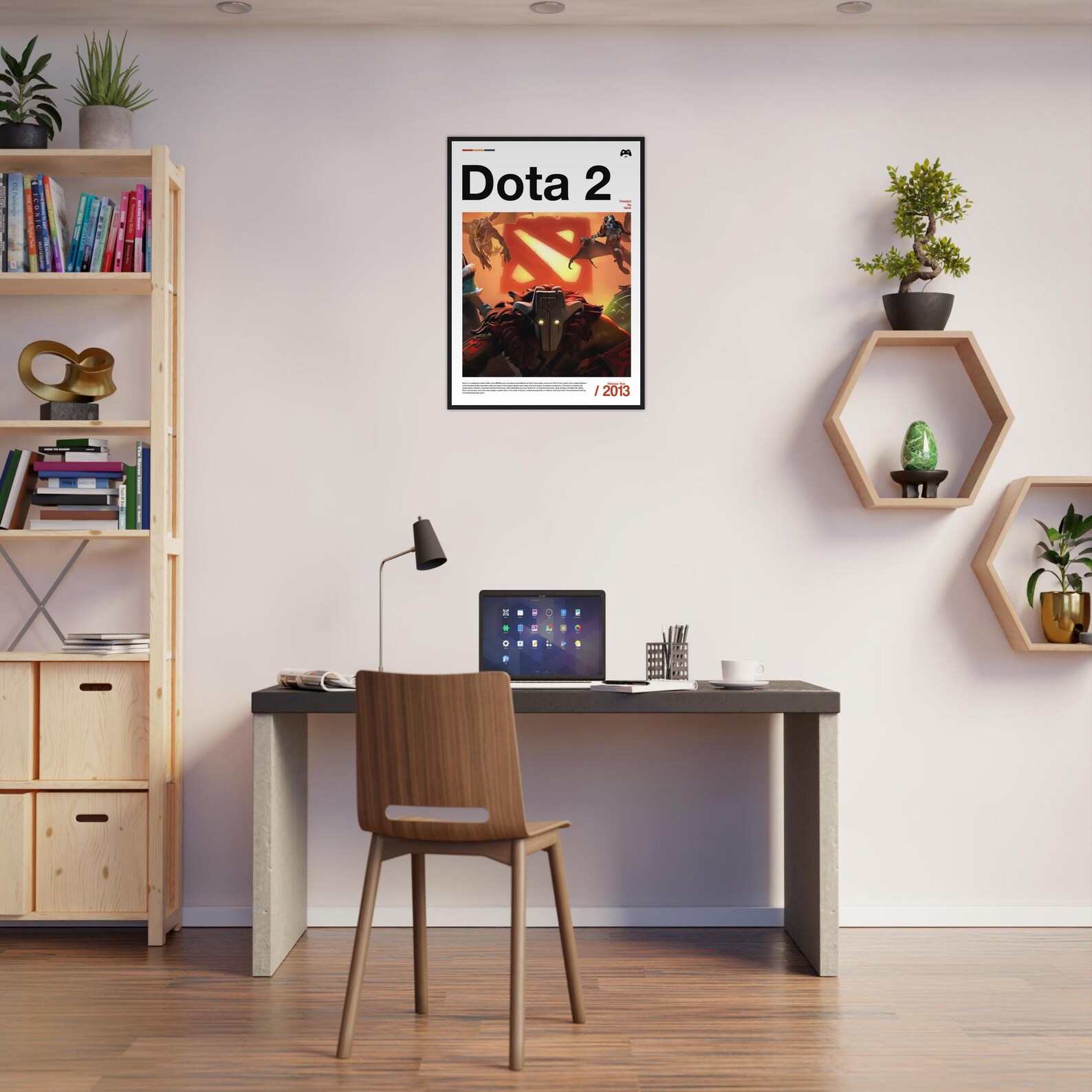 Dota 2 Gaming Poster, Dota 2 Art, Dota 2 Wall Art, Gamer Wall Art ...