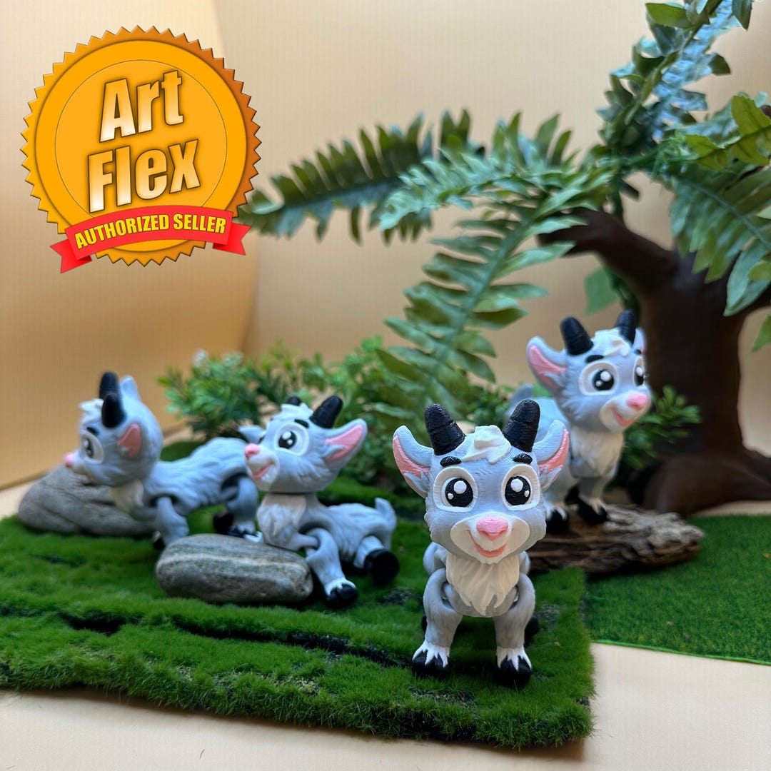 3 1/2" Goat Fidget - Adorable and Fun Desk Companion - Etsy