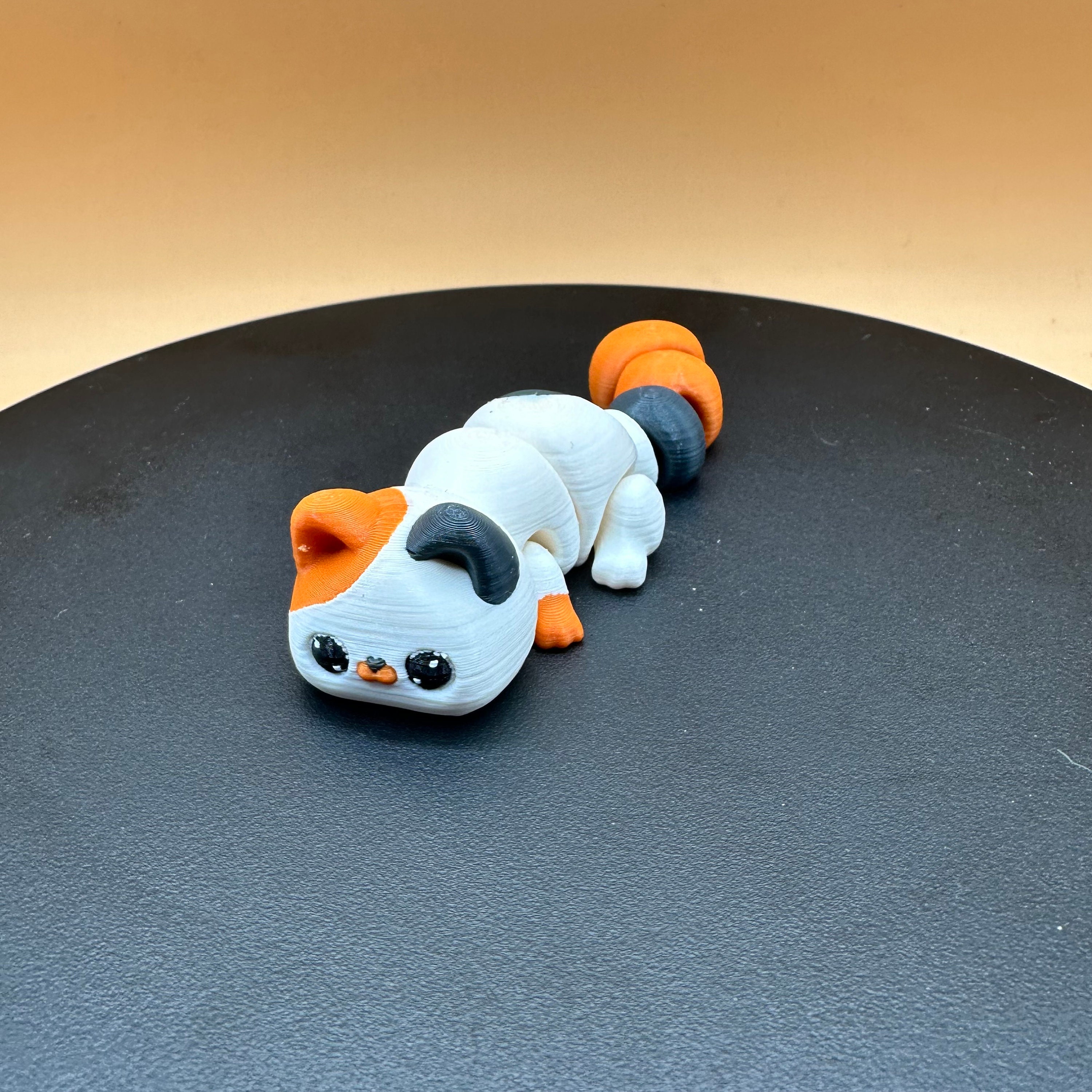 Cute 3D Printed Cat Flexi Fidget Figurine Authorized Seller - Etsy