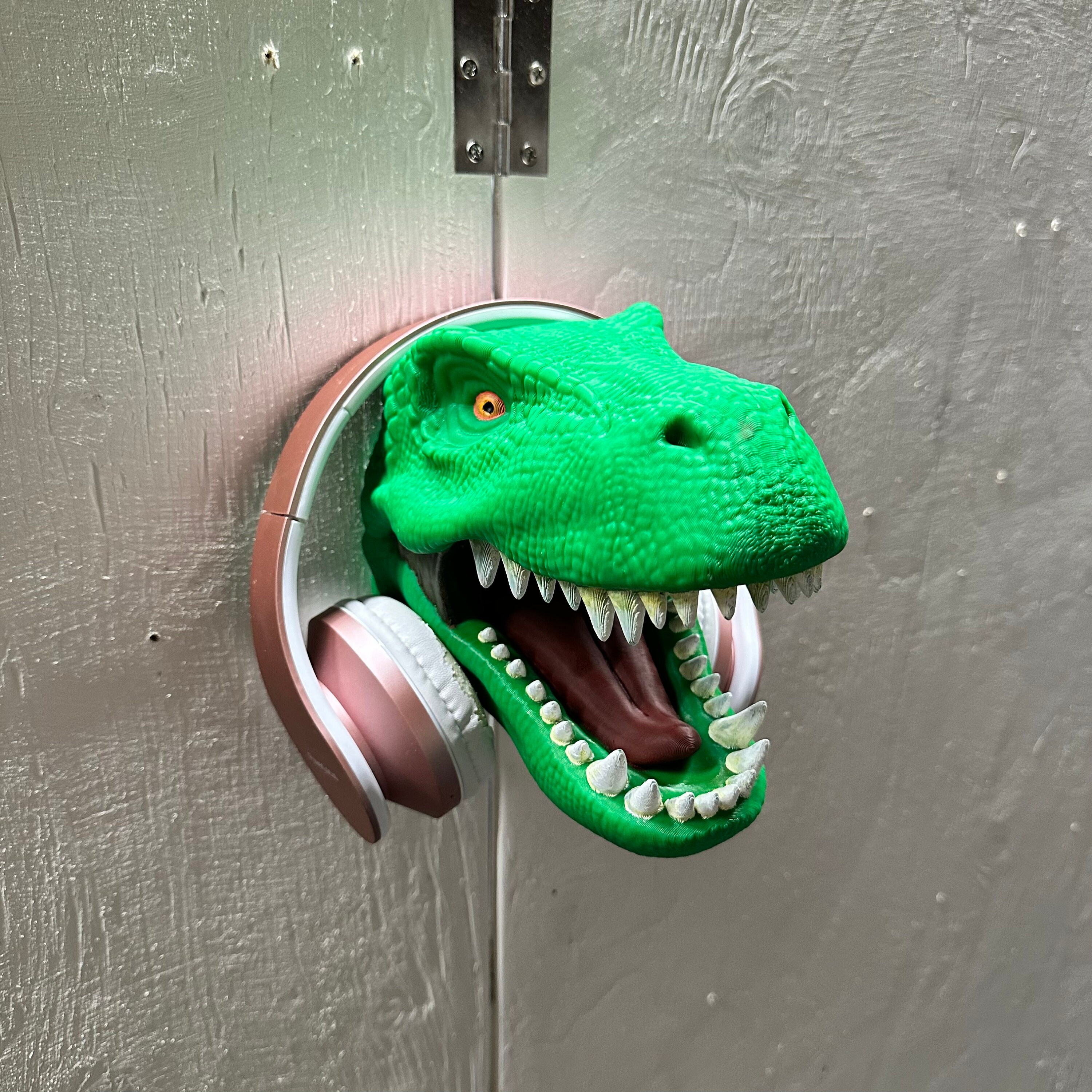 T-rex Headphone Holder, Tyrannosaurus Rex Head Bust, 3D Printed and ...