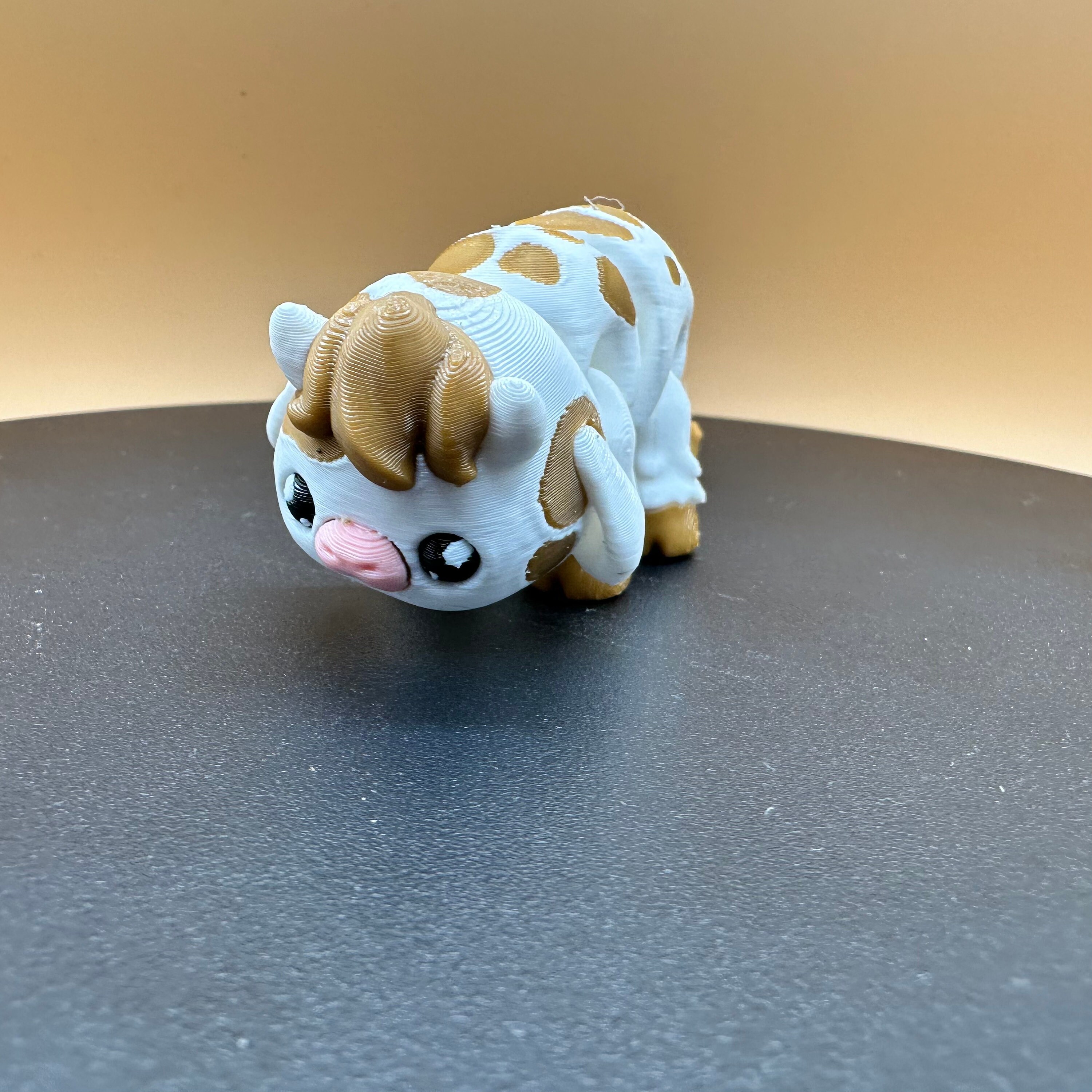 Cute 3D Printed Cow Flexi Fidget Figurine Authorized Seller - Etsy