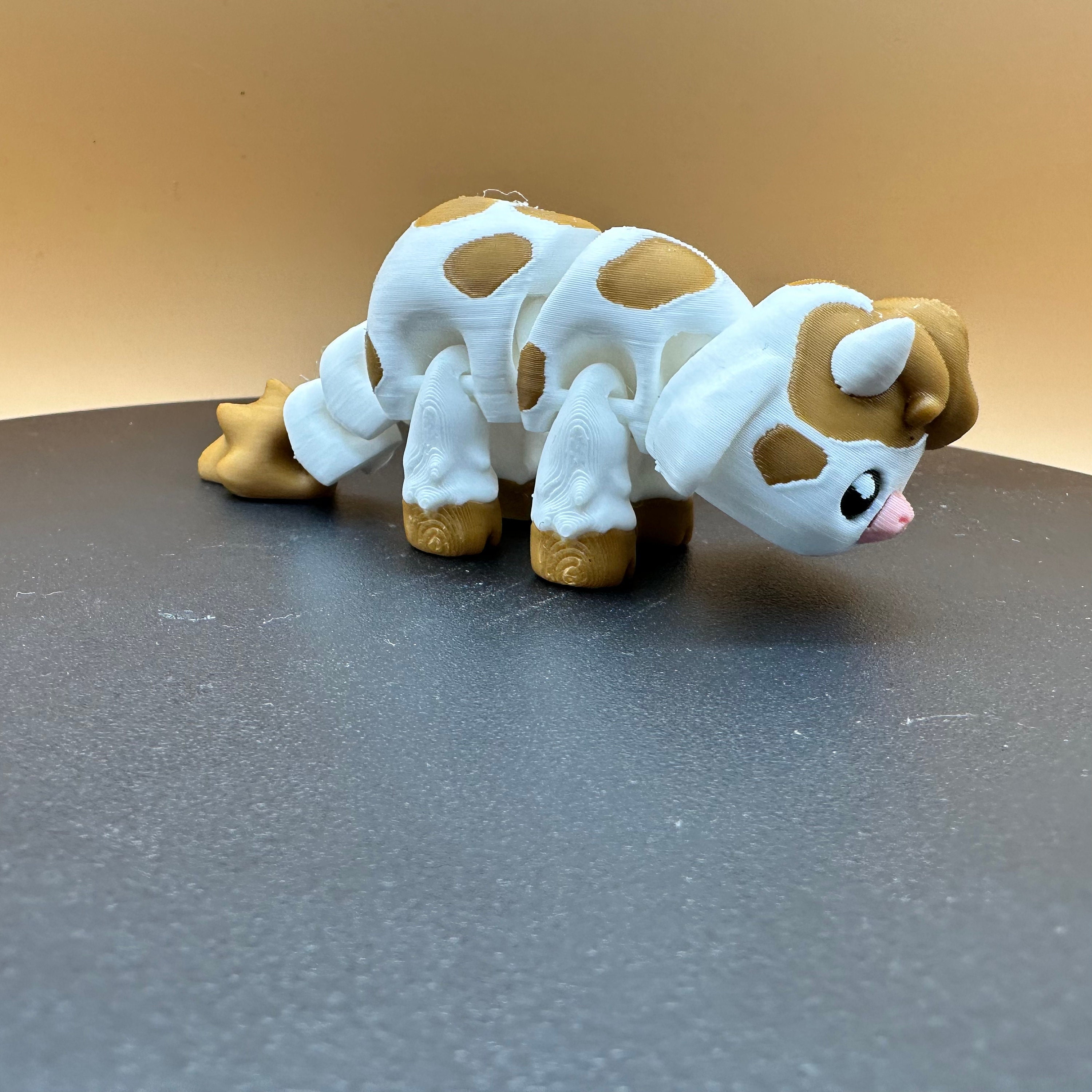 Cute 3D Printed Cow Flexi Fidget Figurine Authorized Seller - Etsy