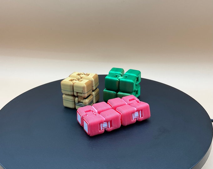 Fun 3D Printed Infinity Cube Fidget Toy, Sensory Toy, Pocket Toy - Etsy