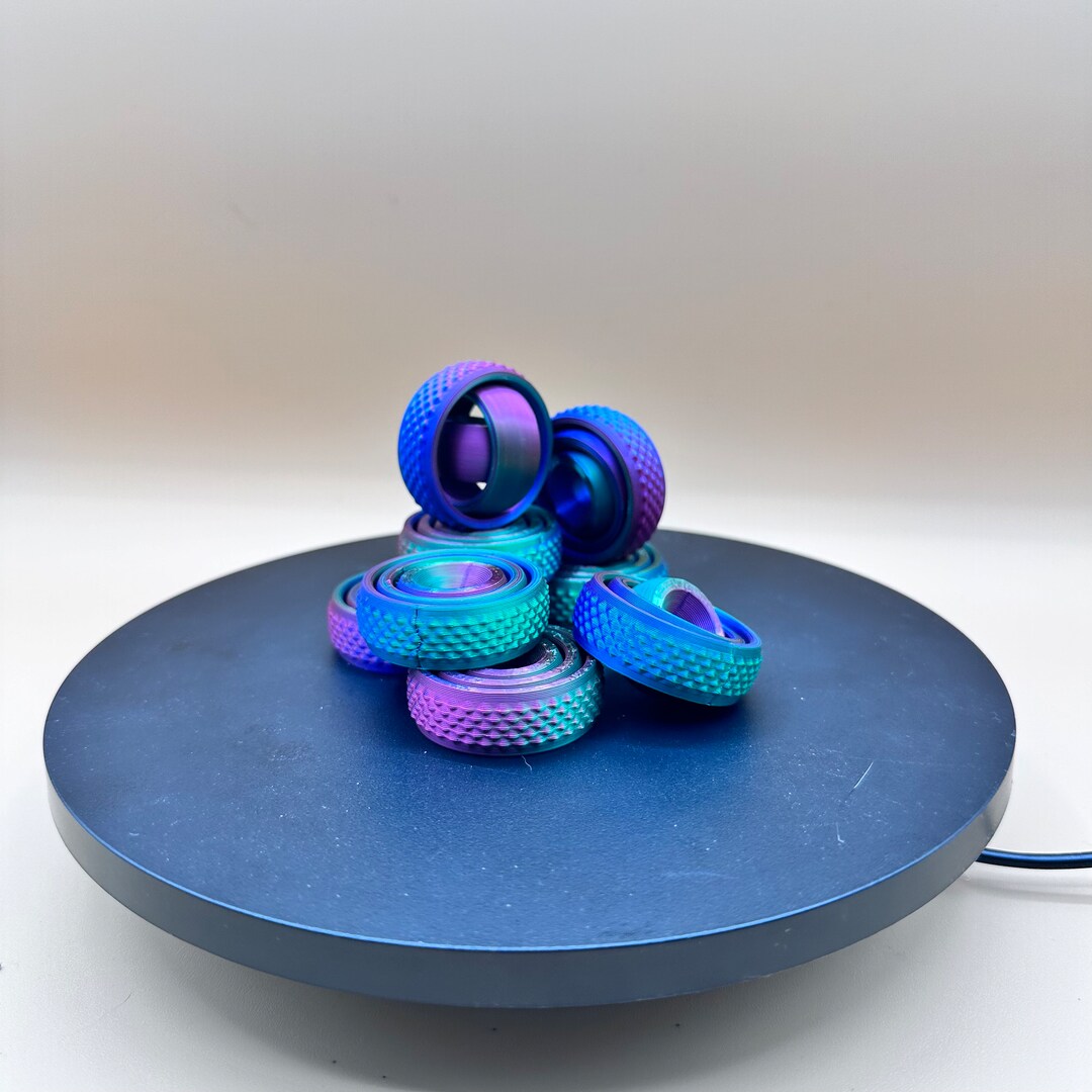 Fun 3D Printed Gyro Fidget Toy, Sensory Toy, Pocket Toy - Etsy