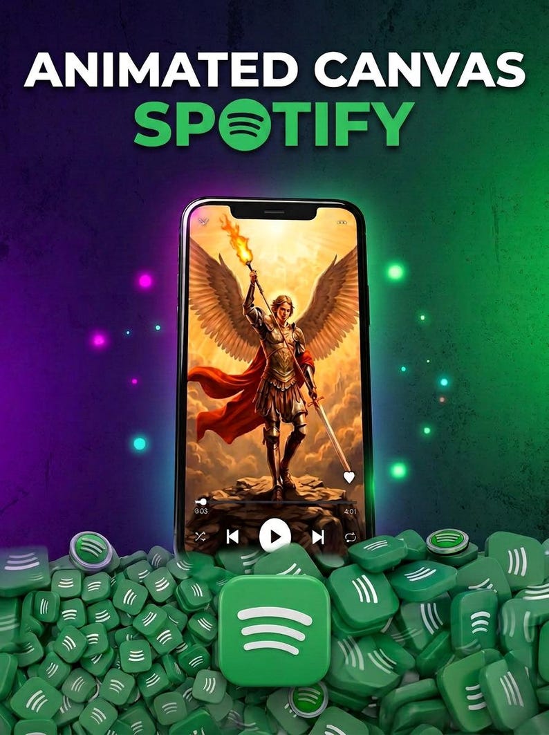 Custom Spotify Canvas Animation | Looping Video Branding for Musicians ...