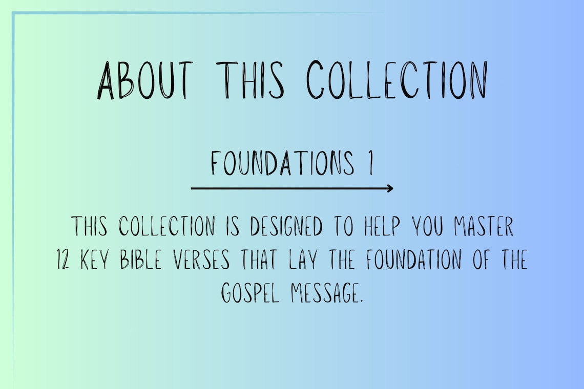 Printable KJV Bible Verses, Foundations 1, Bible Time, Scripture Memory ...