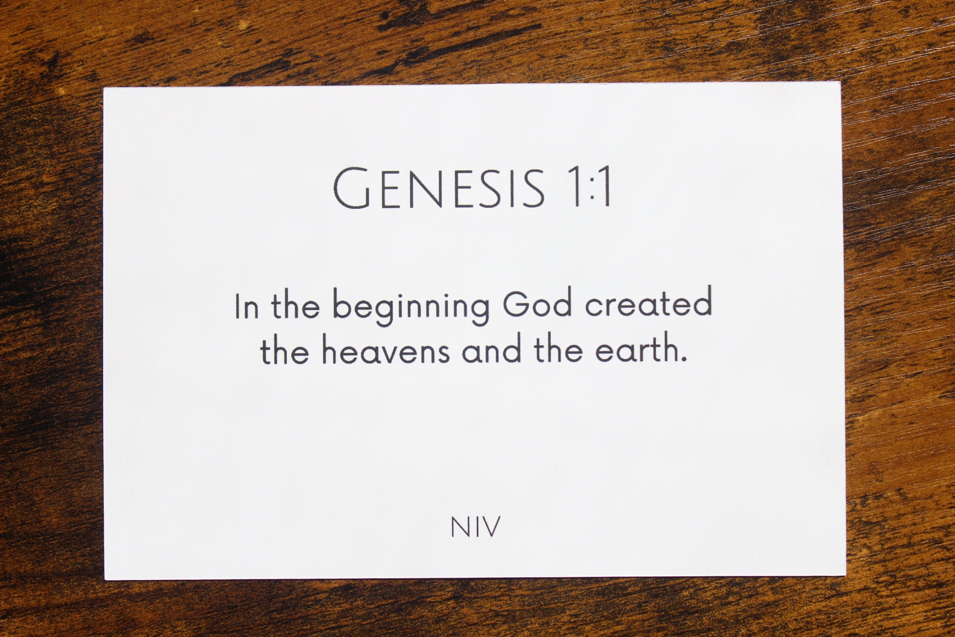 Foundations 1-NIV, 12 Bible Verse Cards, 4 X 6 Inches, Bible Time ...