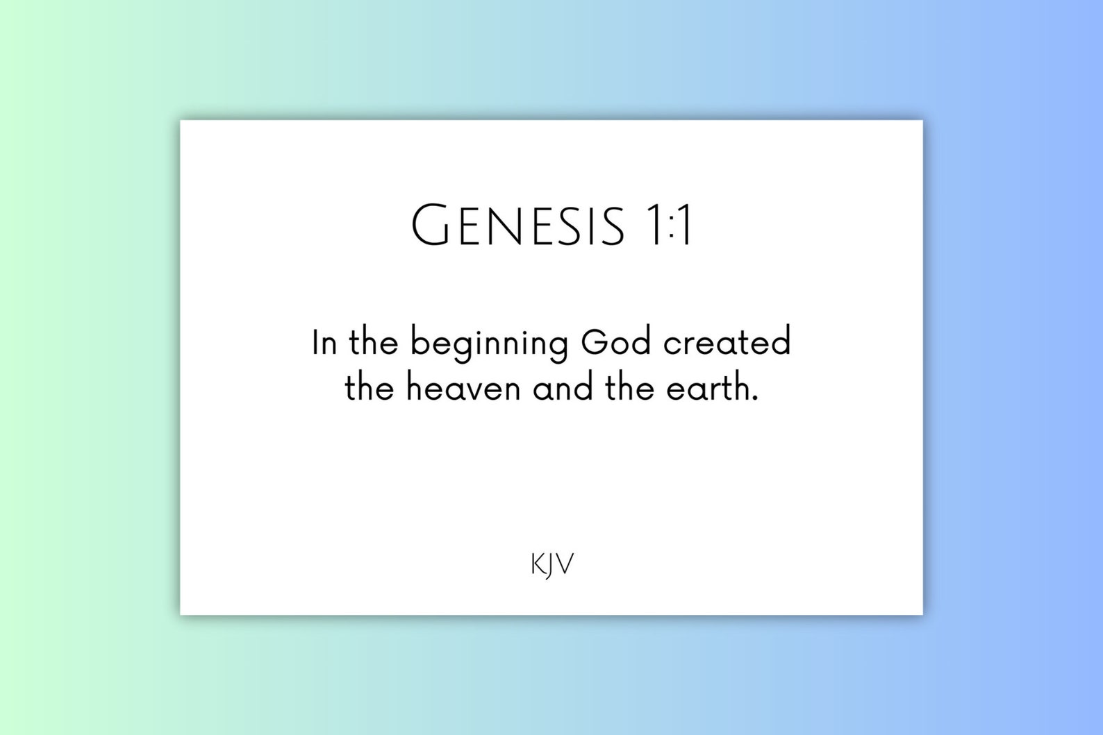 Printable KJV Bible Verses, Foundations 1, Bible Time, Scripture Memory ...