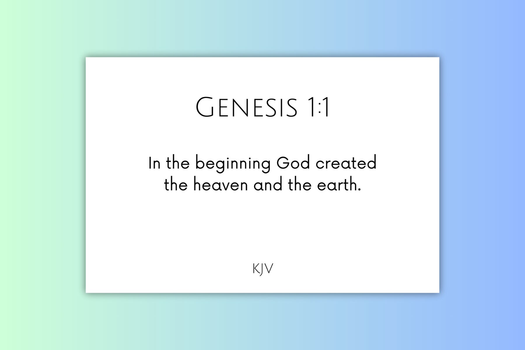 Printable KJV Bible Verses, Foundations 1, Bible Time, Scripture Memory ...