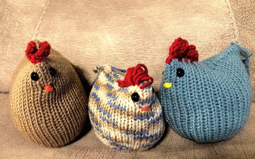 Emotional Support Chicken Stuffie small 4 Inches Tall Handmade ...