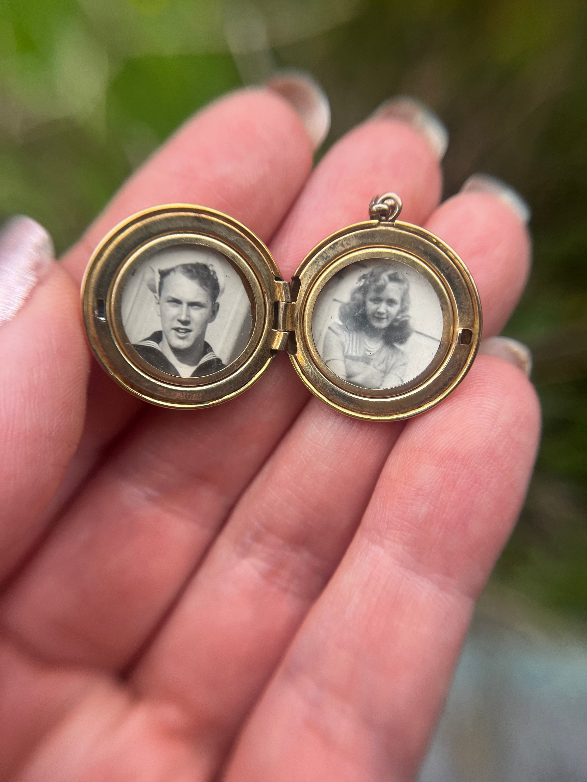 WW2 Navy Military Sweetheart Locket With Original Pictures - Etsy