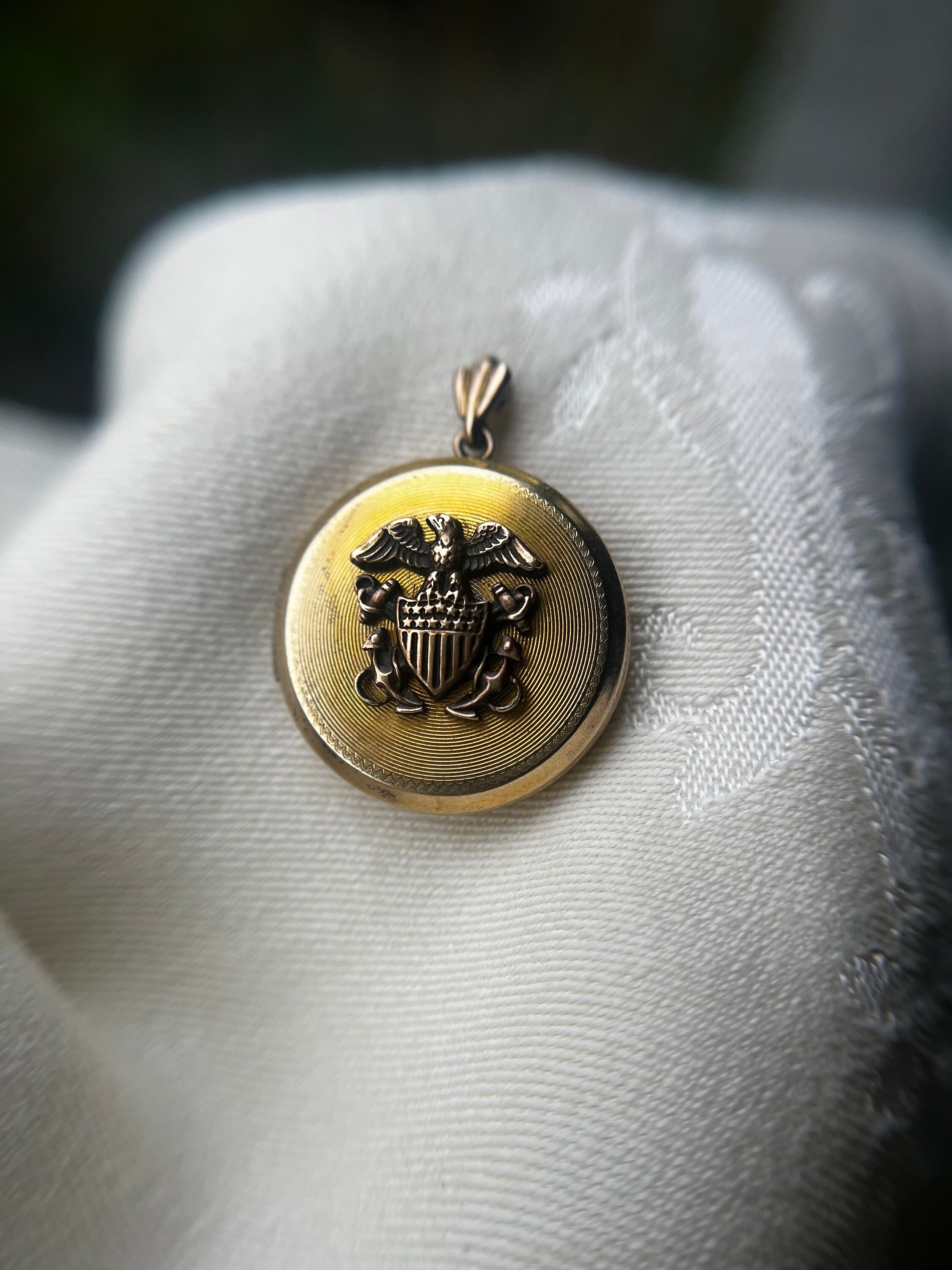 WW2 Navy Military Sweetheart Locket With Original Pictures - Etsy