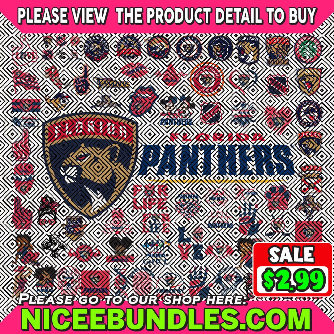 73 Files Florida Panthers Team Bundles Svg, Florida Panthers Svg, N-H-L ...