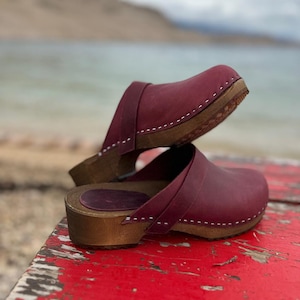Handmade Clogs for Women, 70s Clogs, Leather Slides & Slingback Mules ...