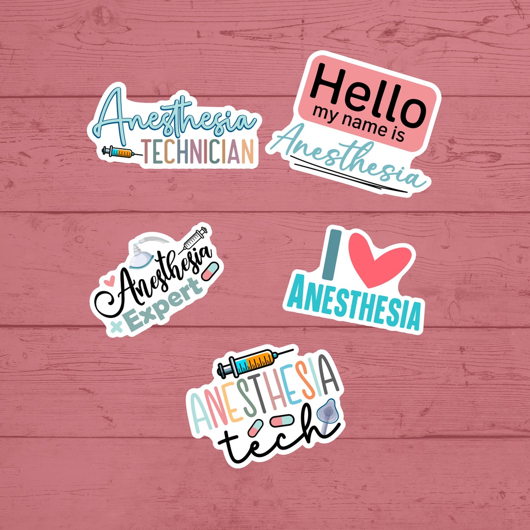 Anesthesia Sticker, Anesthesia Gift Idea, Anesthesia Tech, Anesthesia ...