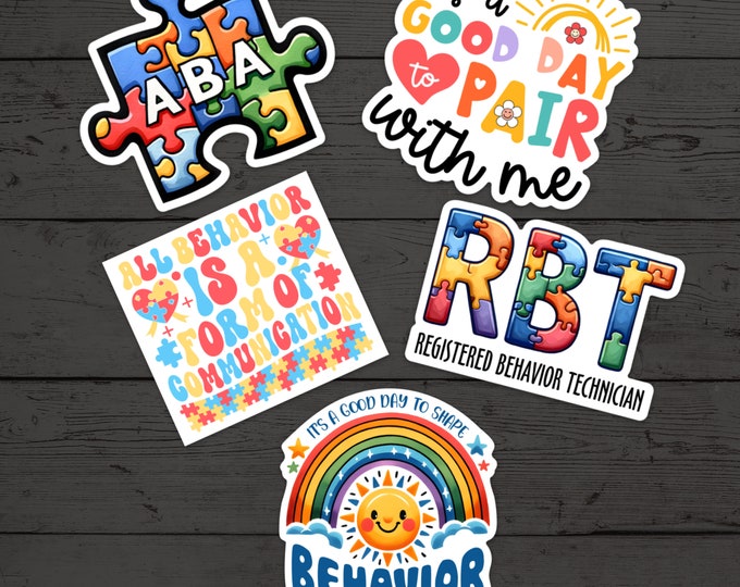 Applied Behavior Analysis Sticker, RBT Sticker, Behavior Analyst ...