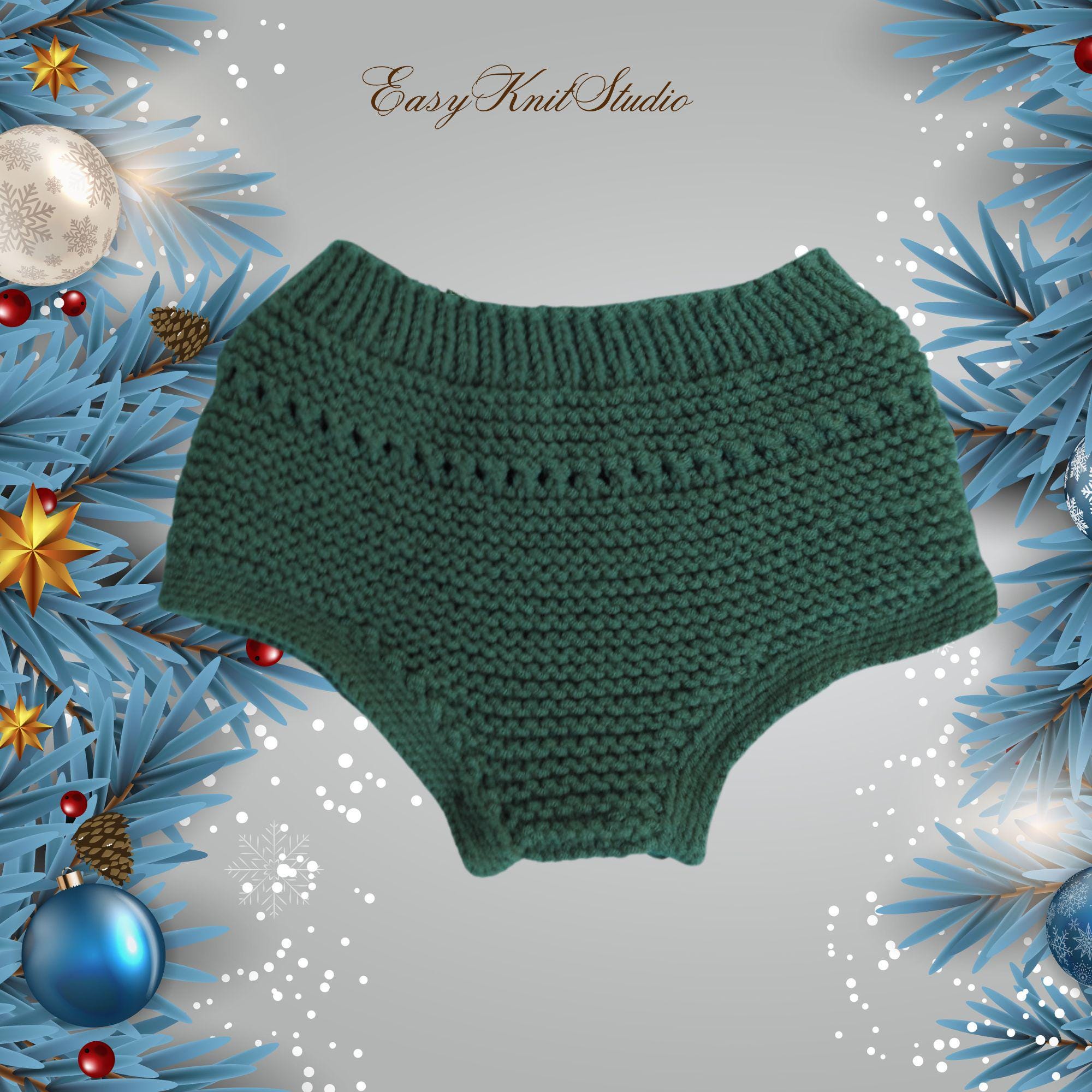 Baby Bloomers Knit Pattern: Easy DIY Diaper Cover (PDF Pattern, 0 - 3 ...
