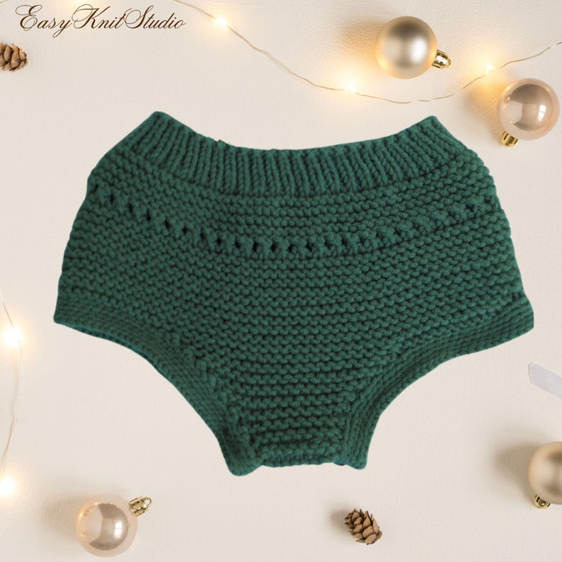 Baby Bloomers Knit Pattern: Easy DIY Diaper Cover (PDF Pattern, 0 - 3 ...