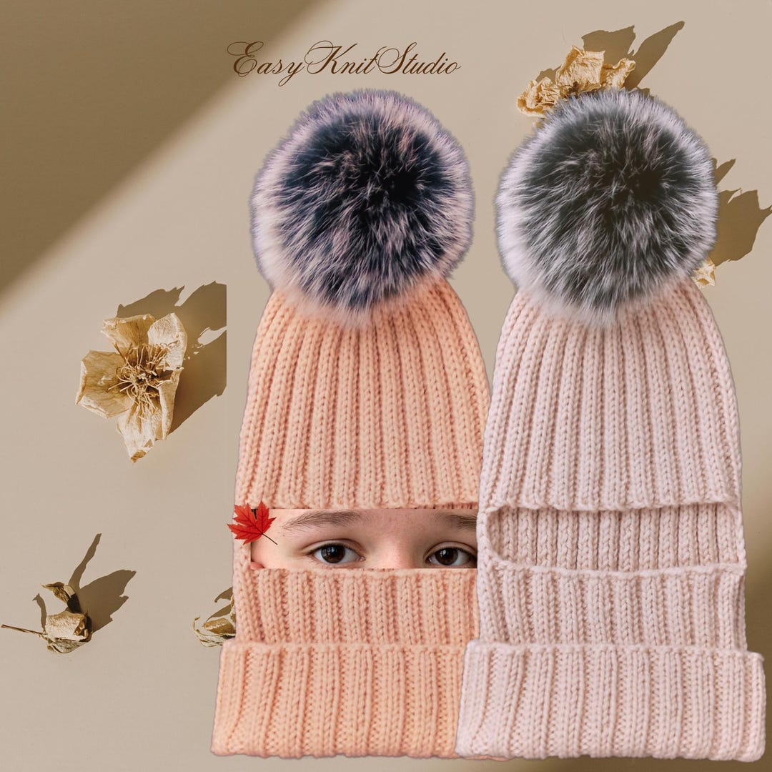 Easy Fursuit Balaclava Knitting Pattern, Cottage Core Hooded Snood ...