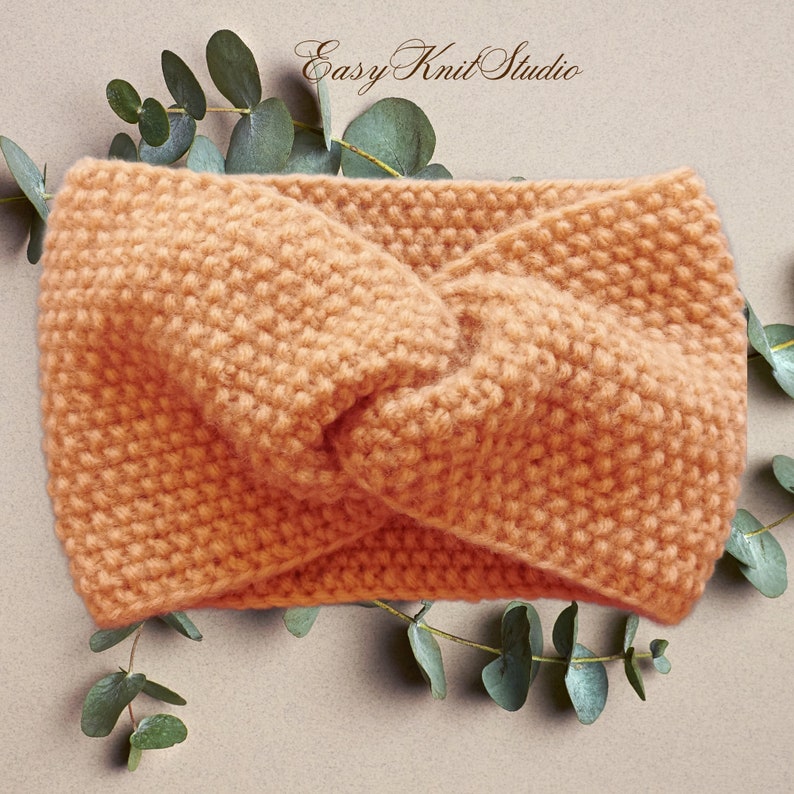 Knit Female Hair Accessory, Easy Handmade Knitted Twisted Headband ...