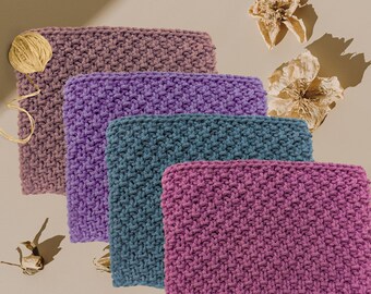 Mug Rug Simple Knitting Patterns Instant Download, Easy Knitting ...