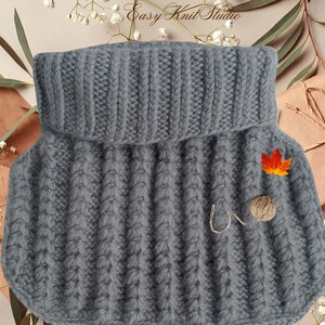 Easy Neck Warmer Knitting Pattern - Perfect for Winter, Cottage Core ...
