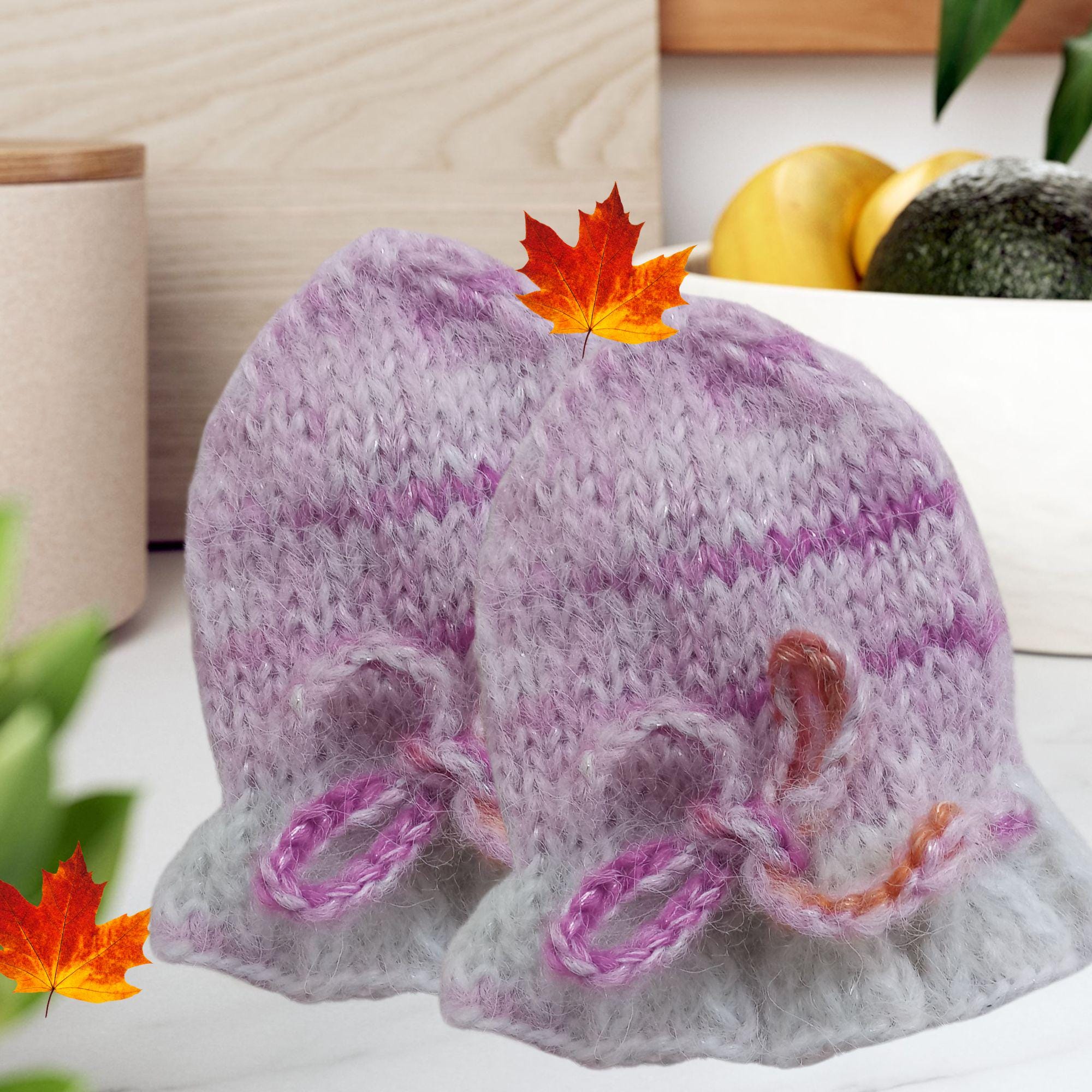 Baby Mittens Knitting Pattern PDF, Easy Knit Thumbless Mittens With ...