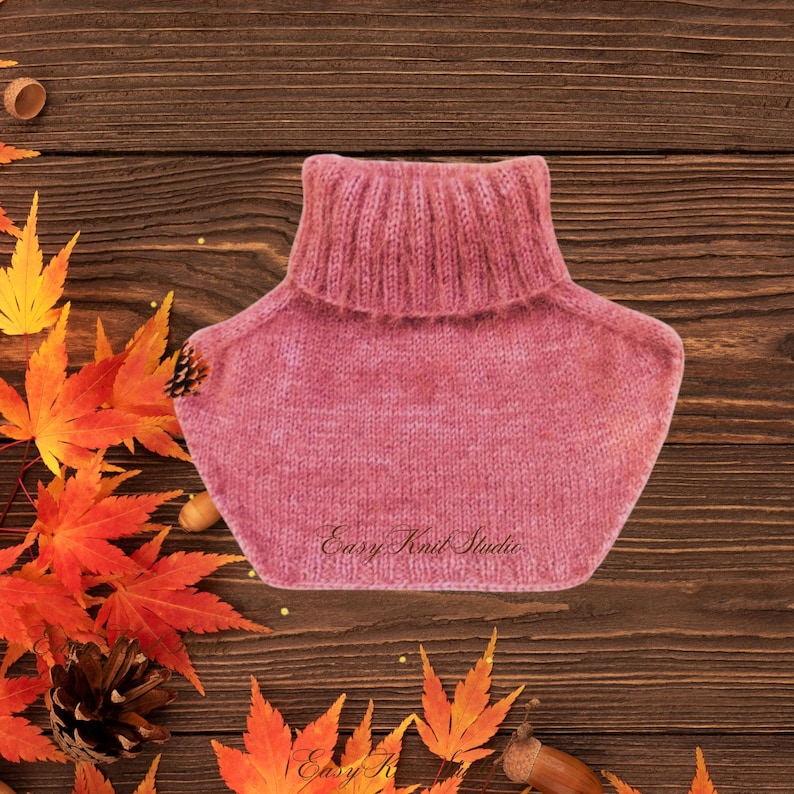 Child Neck Warmer Knitting Pattern PDF, Turtleneck, Neck Gaiter, Circle ...