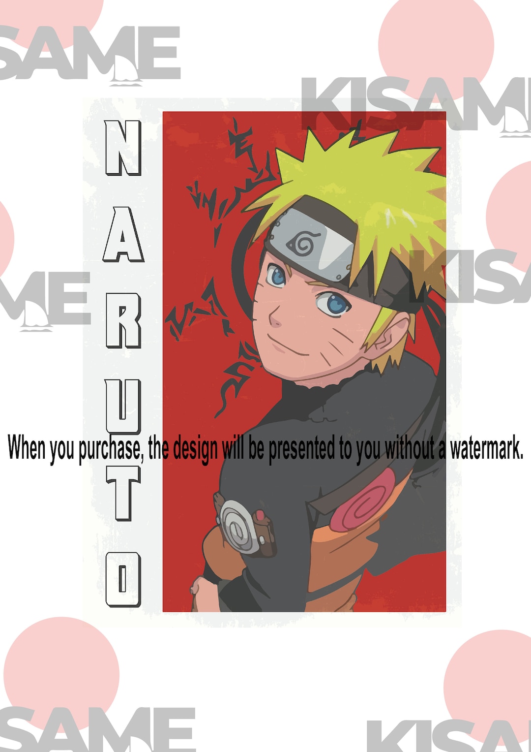Naruto Anime Digital Print Design - Etsy