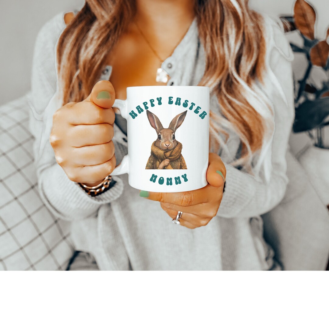 Easter Mug Coffee Cup,personalised Easter Mug Gift,rabbit Mug, Easter ...