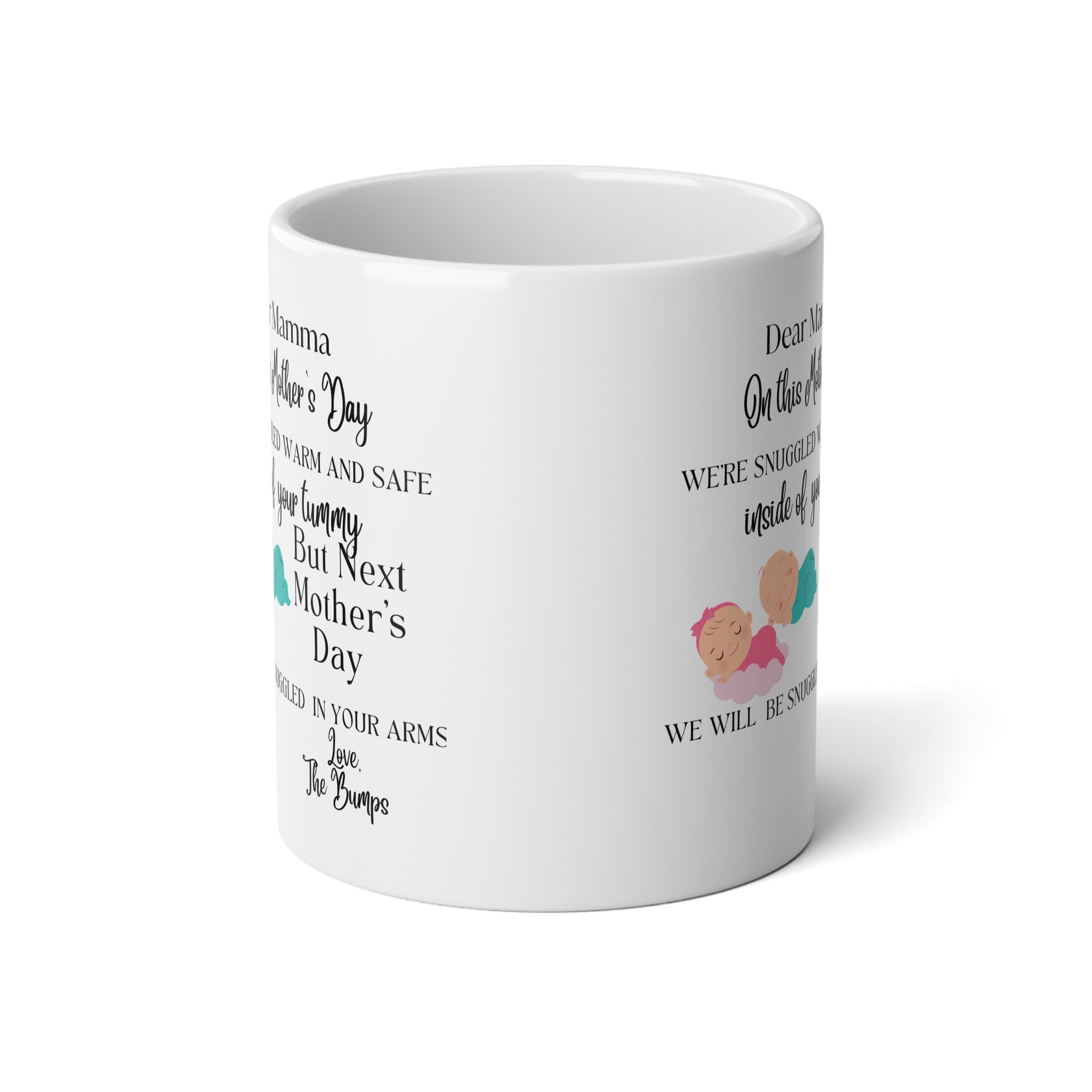 Mother's Day From the Bumps Twins Jumbo Mug, 20oz - Etsy