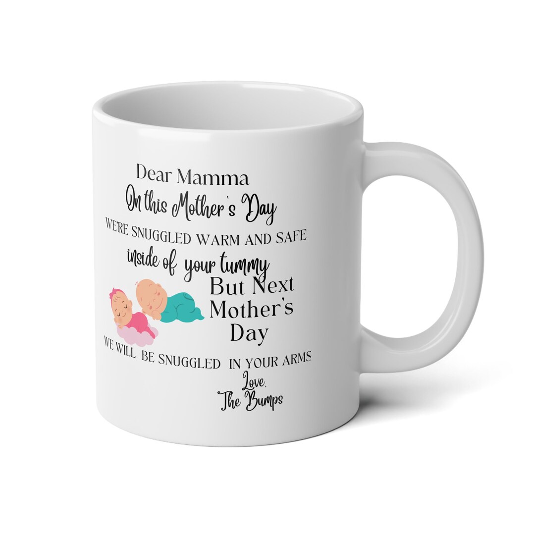 Mother's Day From the Bumps Twins Jumbo Mug, 20oz - Etsy