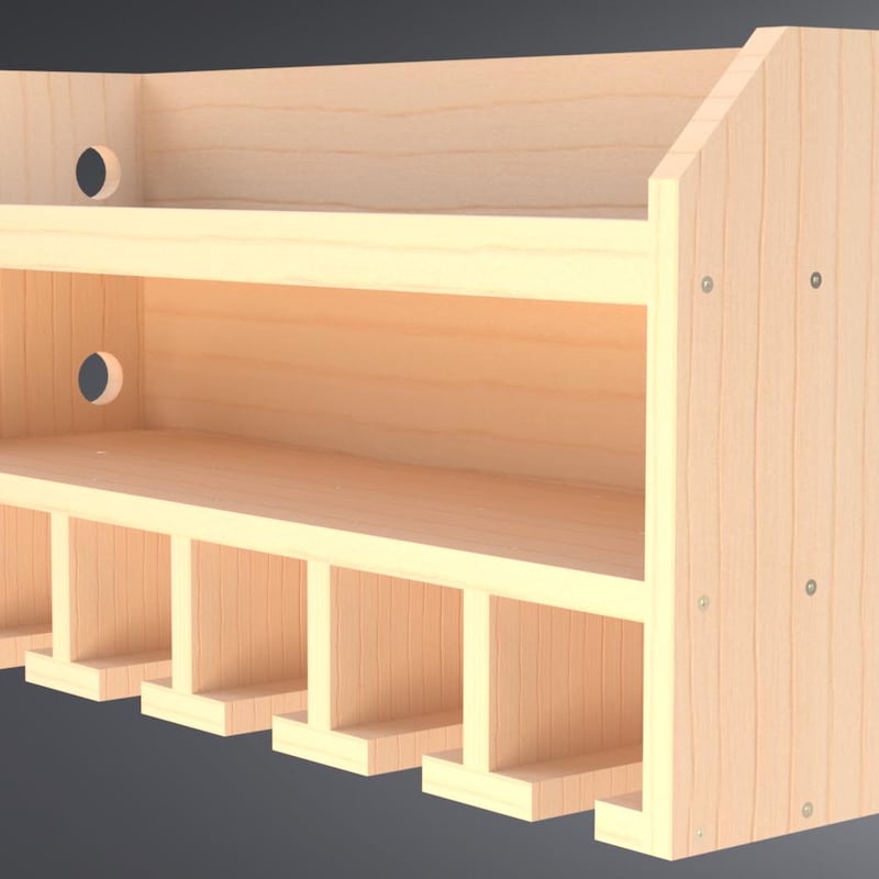 Wall Tool Organizer Wood - Etsy