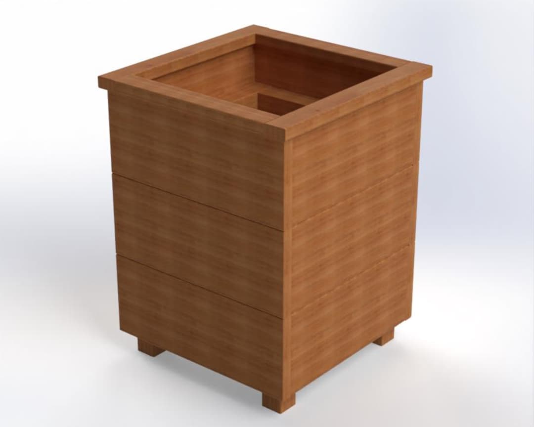 DIY Square Planter Box Plans – Perfect for Flowers or Garden ...