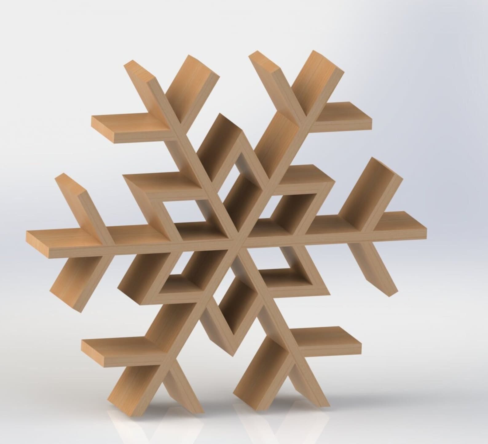 Wooden Snowflake Holiday Décor DIY Plans | Woodworking Digital PDF ...