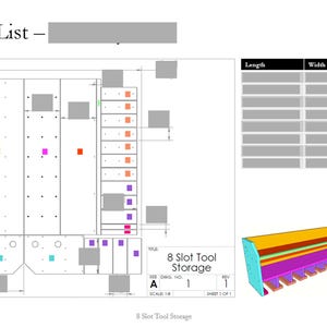 8-slot Drill and Cordless Tool Storage Organizer Woodworking Plans ...