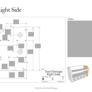 5-slot Cut Out Drill and Cordless Tool Storage Organizer Woodworking ...