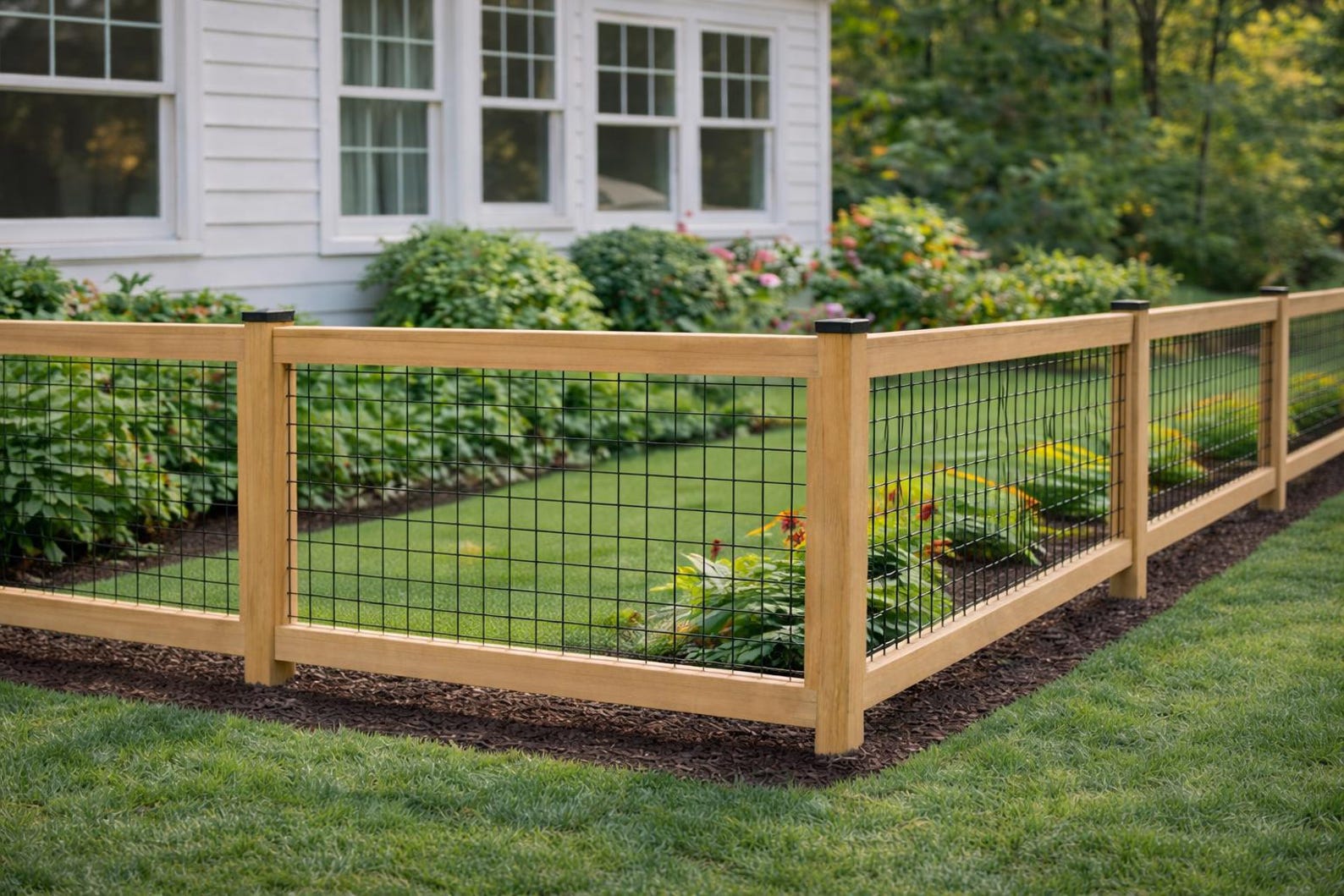 Modern Dog Fence Panel DIY Plan | 6-gauge Metal | Easy-to-build Yard ...