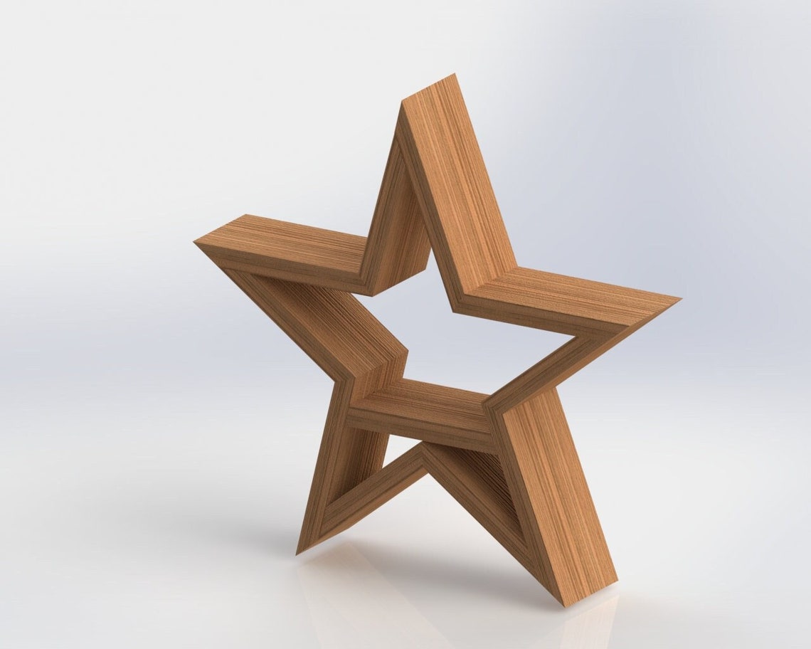 Wooden Star DIY Plans, Christmas Decor, Holiday Art Woodworking ...